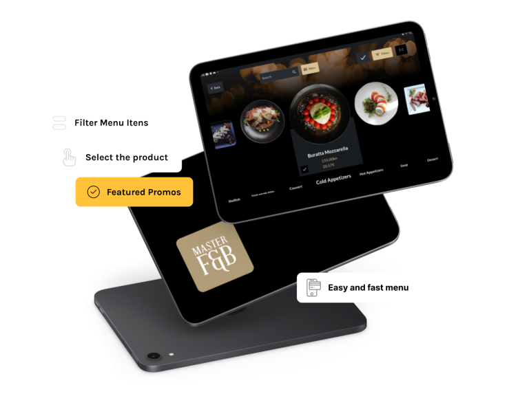 Tablet Menu – Master F&B – Digital Menu